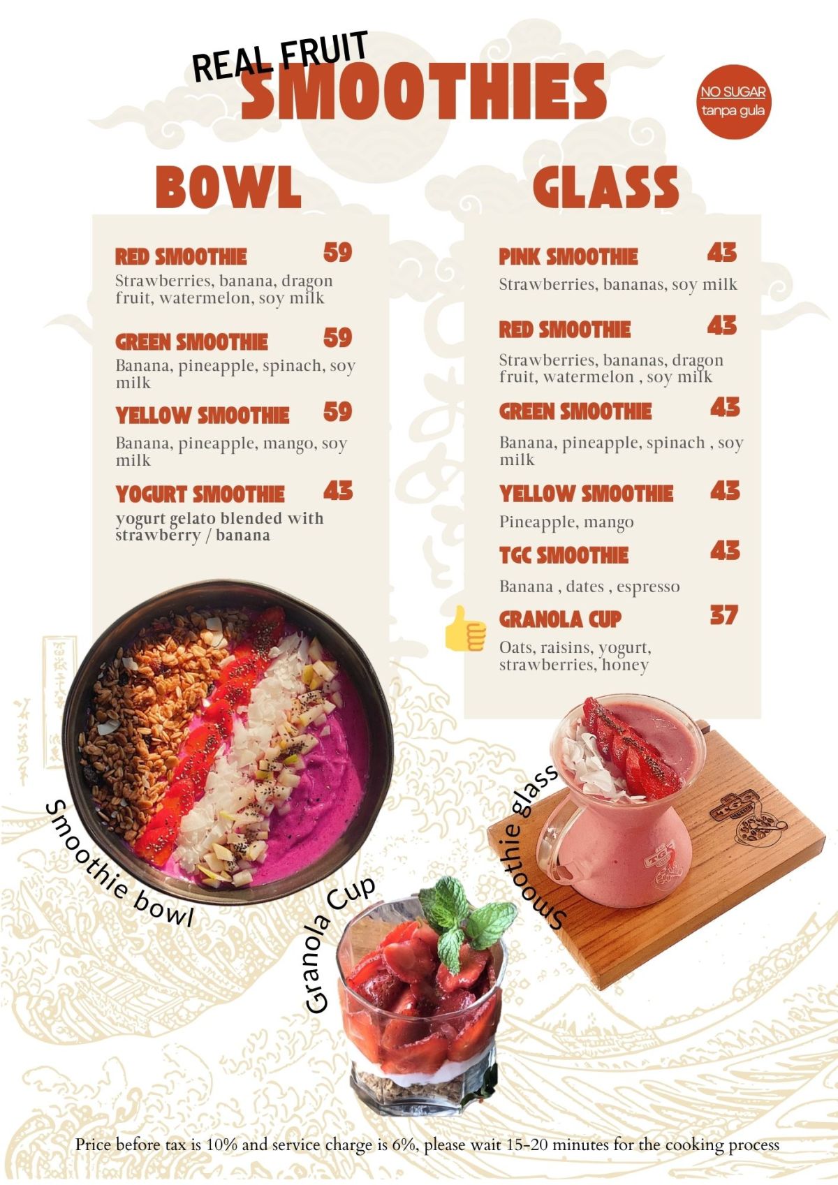 BUKU Menu TGC BASRA – coffee TGC