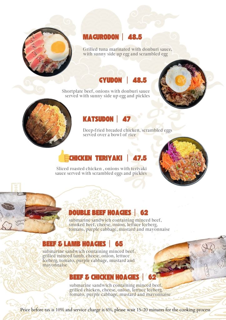 BUKU Menu TGC BASRA – coffee TGC