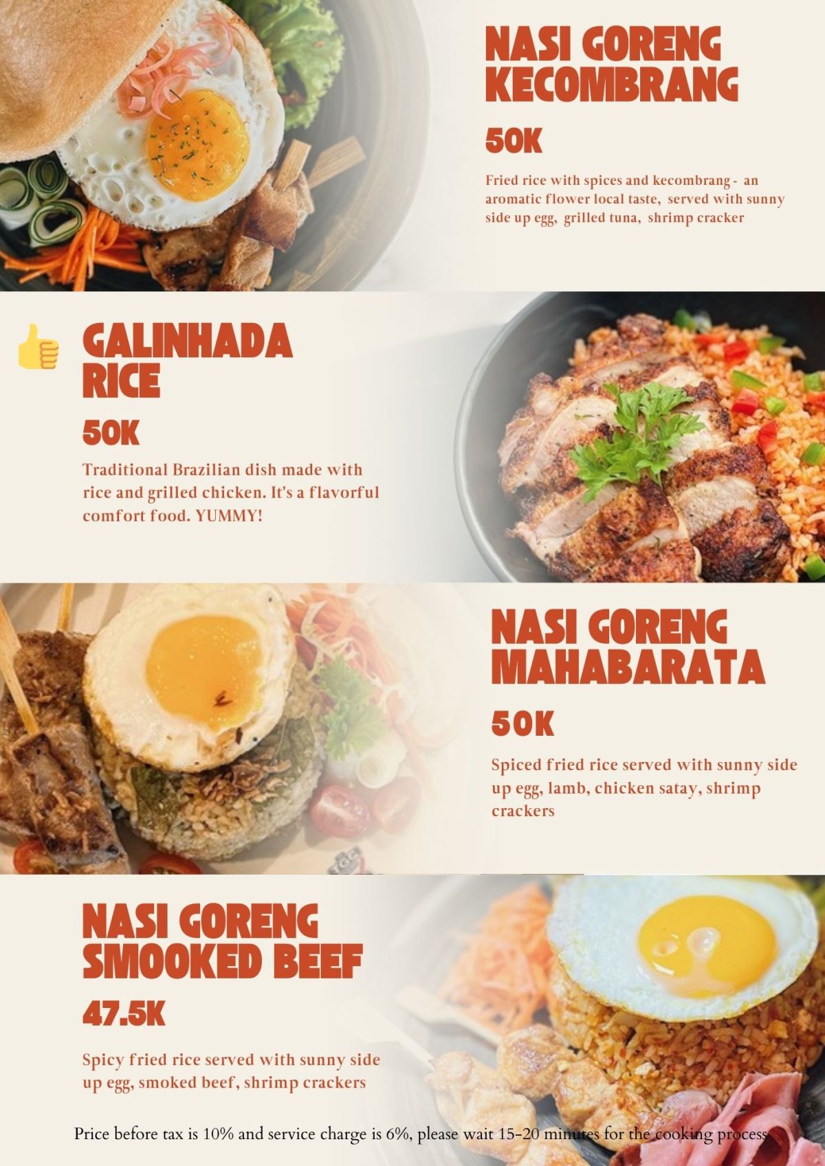 BUKU Menu TGC BASRA – coffee TGC